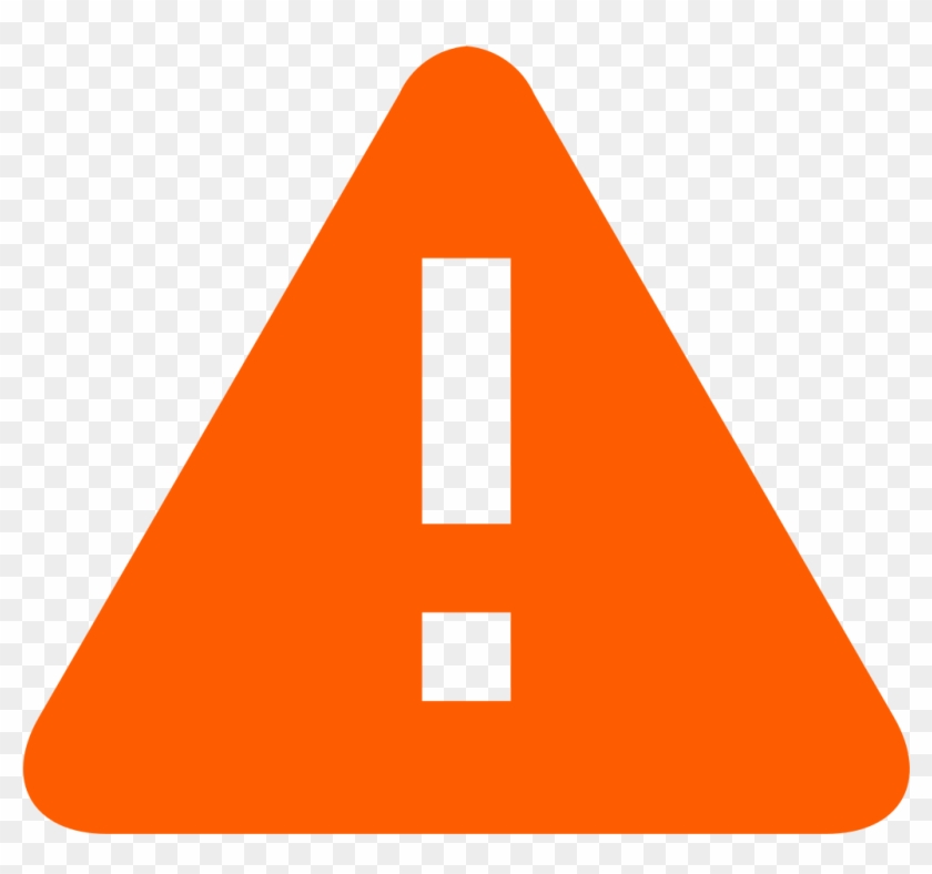 Oojs Ui Icon Alert-warning - Orange Triangle Clipart (#2081887) - PikPng