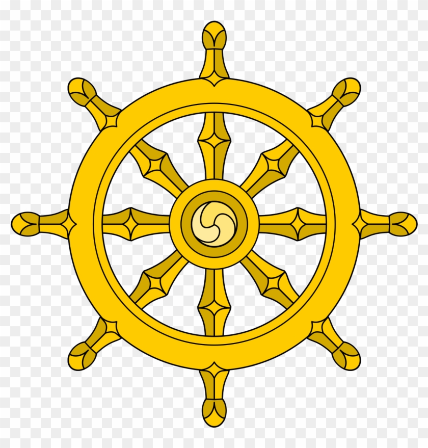Dharmachakra - Dharma Wheel Clipart (#212933) - PikPng
