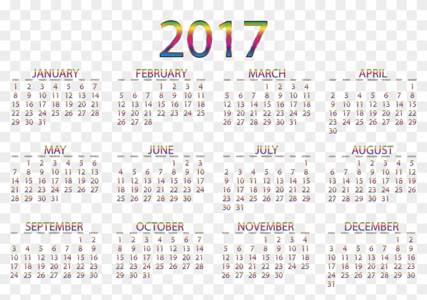 Clipart Clear Background Calendar - Calendar - Png Download (#2127779 ...