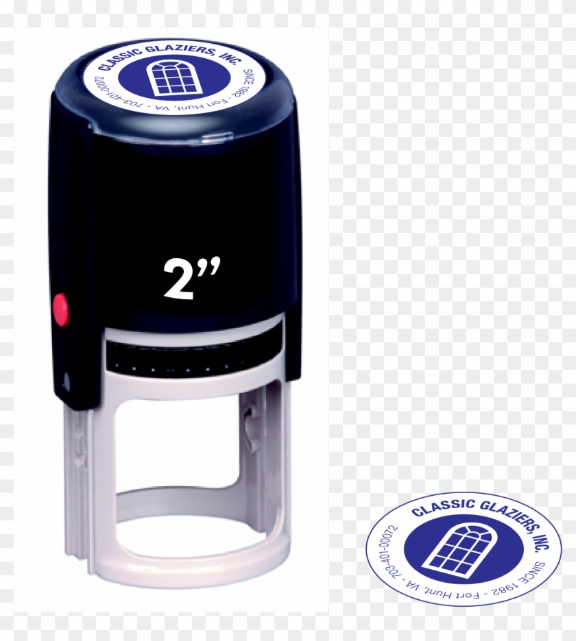 Stamps Etc - Self Inking Circular Stamp Clipart (#2129071) - PikPng