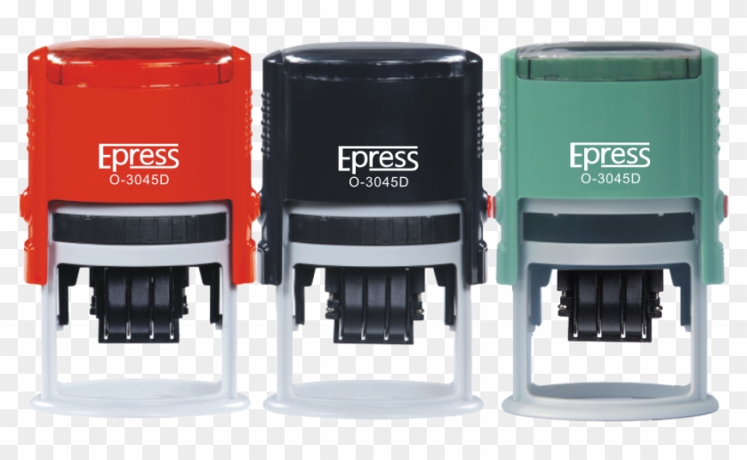 Date Time Stamps Automatic Numbering Self Inking Round - Coffeemaker ...