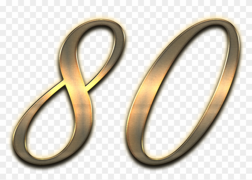 Download Gold Number 80 Png Clipart Png Download - PikPng