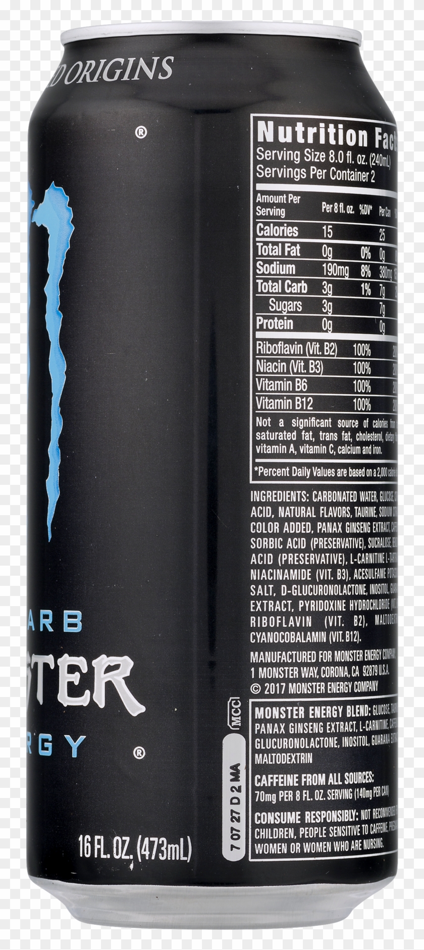 Monster Caffeine Mg Clipart (#2218175) - PikPng