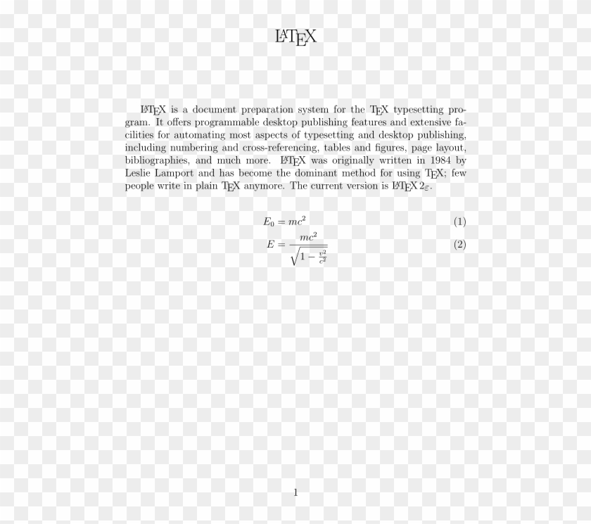 Download Latex Example - Svg - Latex Typesetting Clipart Png Download ...