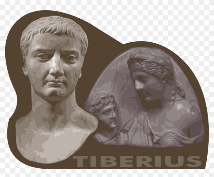 Download Clipart Transparent Download Emperor Tiberius Image - Bust ...