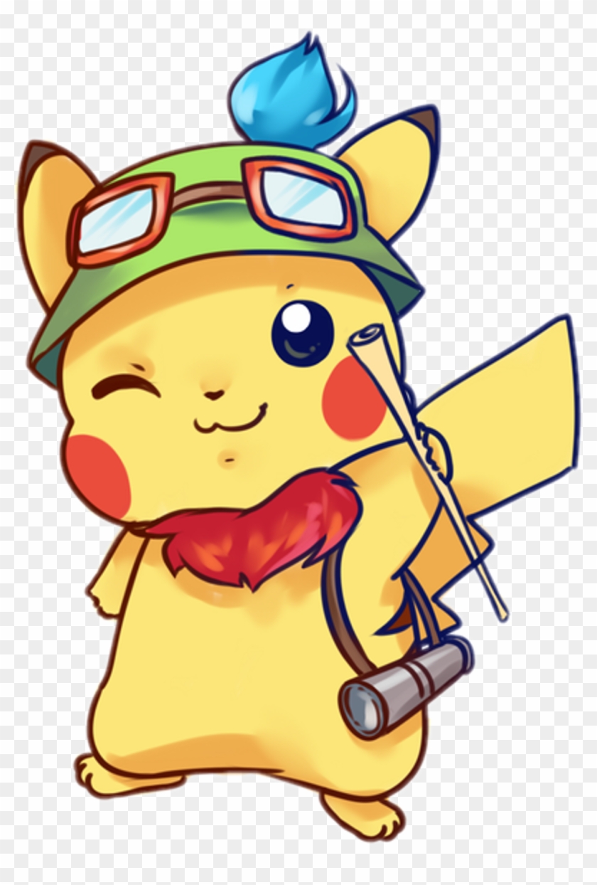 #leagueoflegends #lol #teemo #pikachu Clipart (#2271180) - PikPng