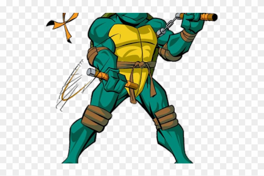 Michelangelo Ninja Turtle Png Clipart (#2318415) - PikPng