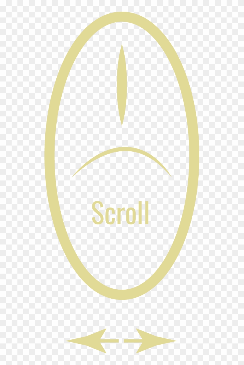 Scroll - Circle Clipart (#2325016) - PikPng