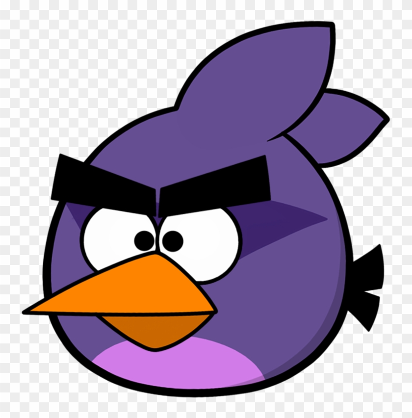 Angry Birds Png - Angry Birds Purple Bird Clipart (#2354775) - PikPng
