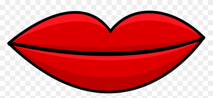 Kissing Vector Big Lip - Heart Clipart (#2381105) - PikPng