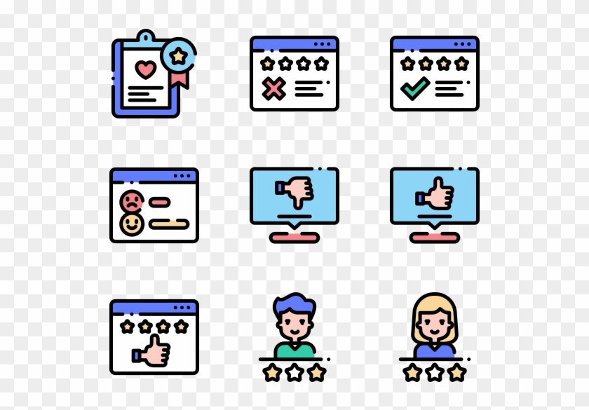 Customer Reviews - Icon Clipart (#2389415) - PikPng