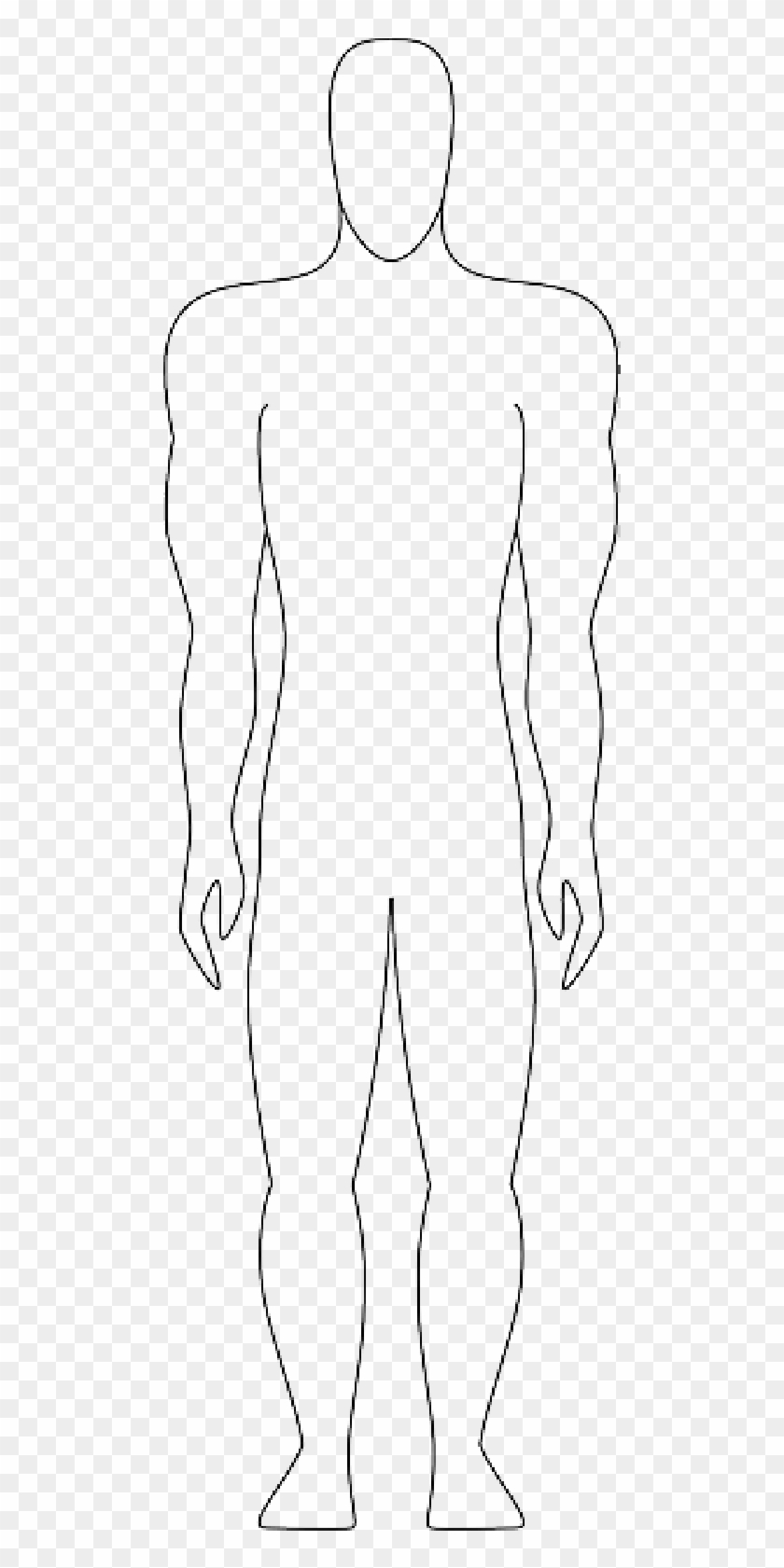 Download Drawings Of Standing Person Outline 133160 - Figure Drawing ...