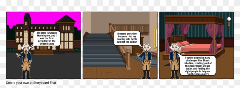 George Washington - Cartoon Clipart (#245706) - PikPng