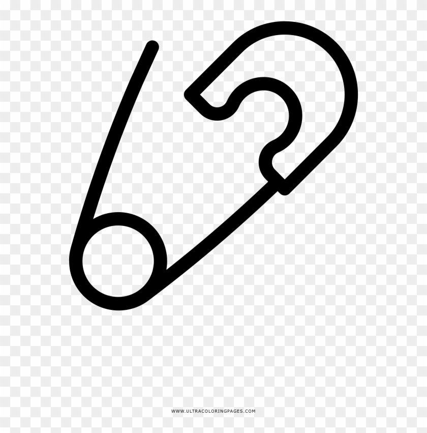 Download Safety Pin Coloring Page Safety Pin In Coloring Pages Clipart Png Download Pikpng
