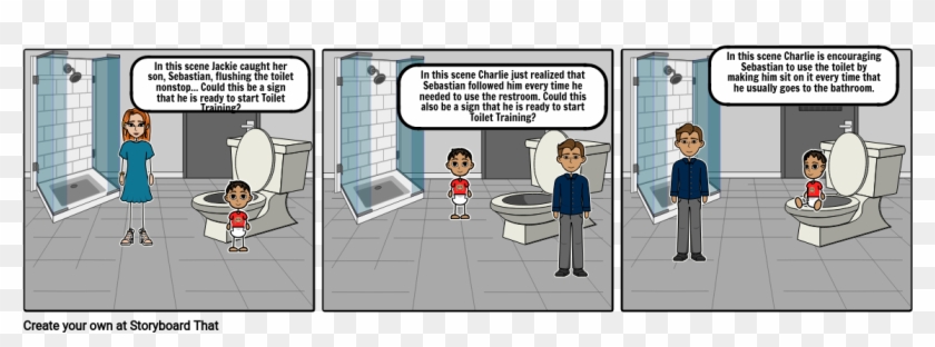 Toddler Toilet Training - Cartoon Clipart (#2438777) - PikPng