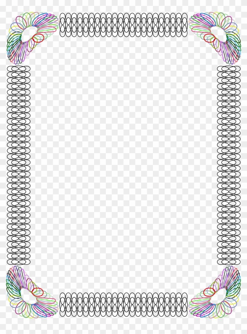 This Free Icons Png Design Of Spirograph Border Clipart (#2444009) - PikPng