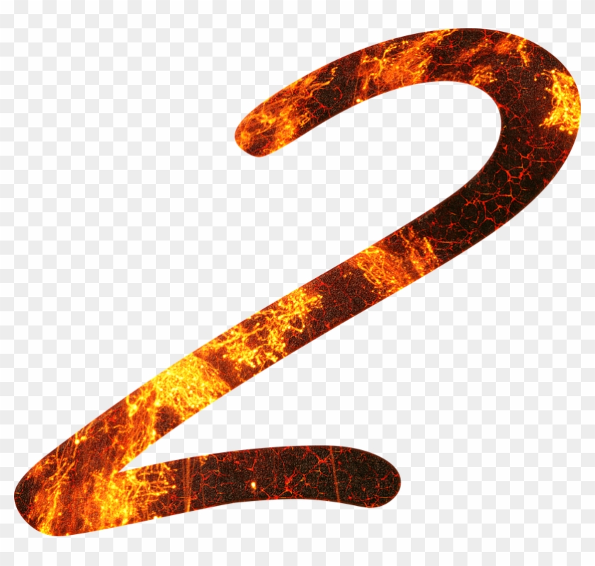 Download Number, 2, Fire, Font, Training, Two, Learn, Gloss ...