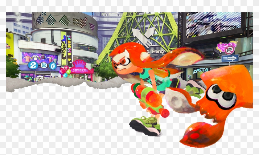 Inkling - Splatoon Squids Clipart (#2482522) - PikPng