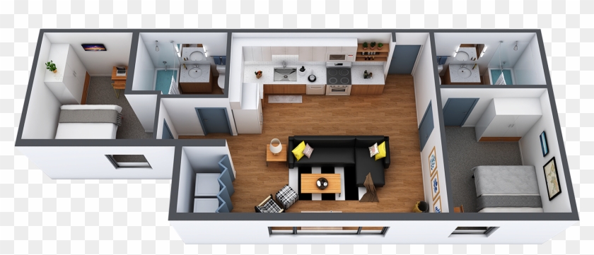 Fresh & Modern - Floor Plan Clipart (#2488016) - PikPng