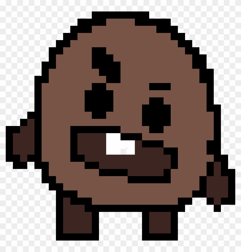 Shooky From Bt21 By Rapmonster - Deltarune K Round Face Clipart ...