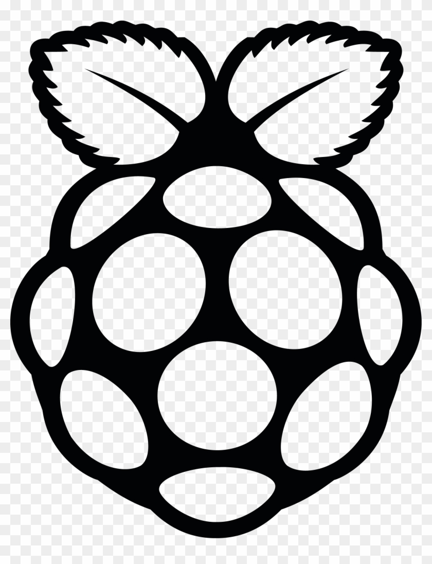 Rpi Logo Black Print - Raspberry Pi Icon Png Clipart (#2497586) - PikPng
