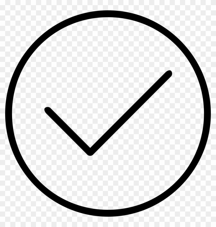 Png File Svg - Tick In Circle Png Clipart (#256517) - PikPng