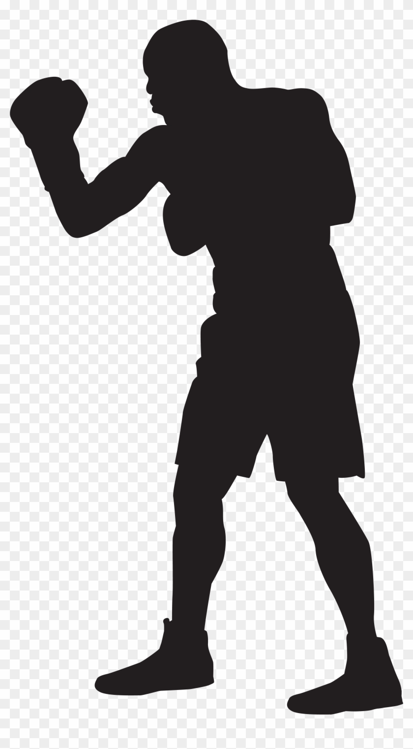Boxer Silhouette Png Clip Art Image - Boxer Png Transparent Png ...