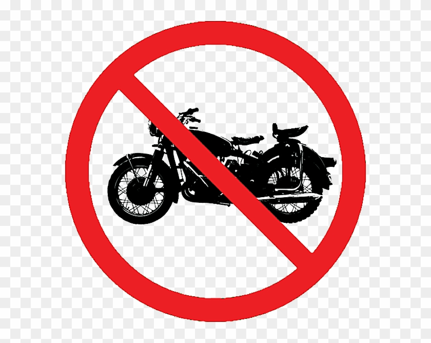 Download Clip Art Of A No Motorcycles Allowed Sign - No Motorcycles ...