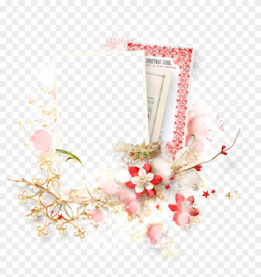This Graphics Is Flower Border About Border - Birthday Album Design Png ...