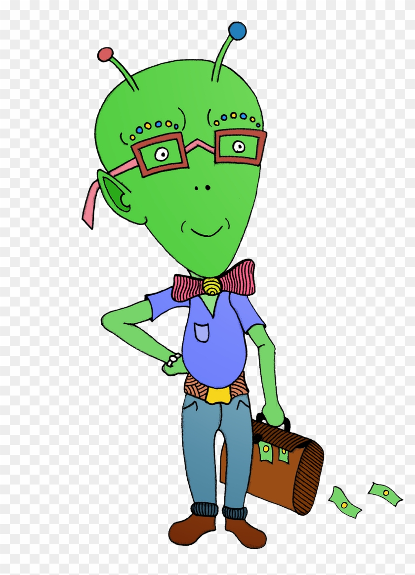 Alien Character Man Spaceman Png Image - Clipart Martian Transparent ...