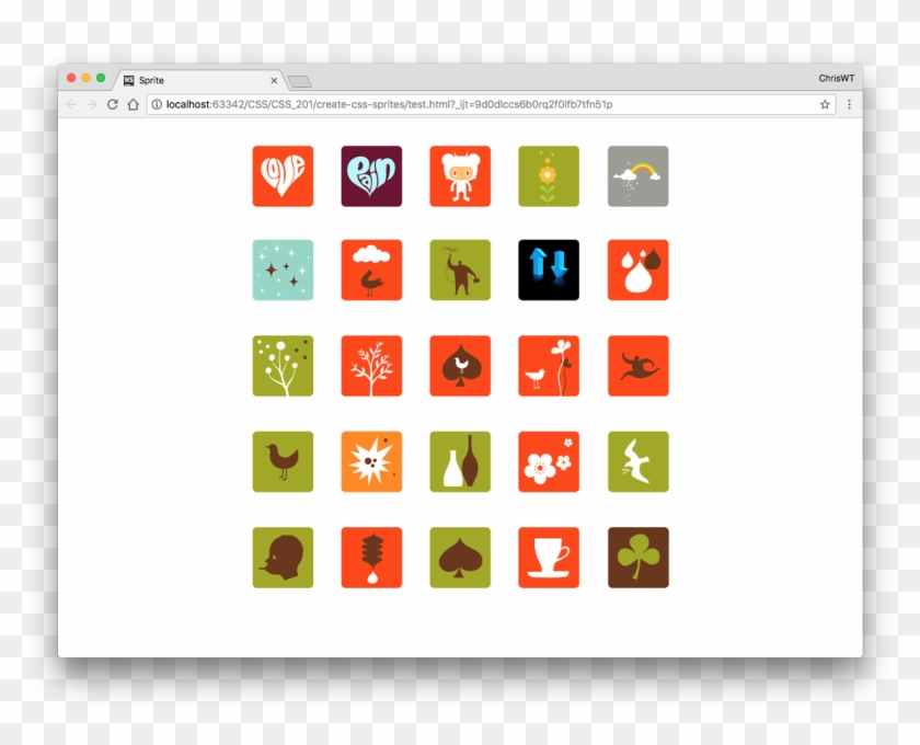 Download Buttons Created Using A Sprite - Symbols Clipart Png Download ...