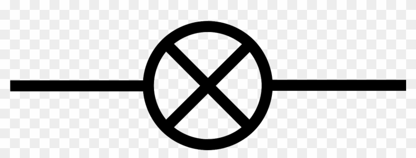 Download Electronic Symbol Lamp - Symbol Of A Light Bulb Clipart Png ...