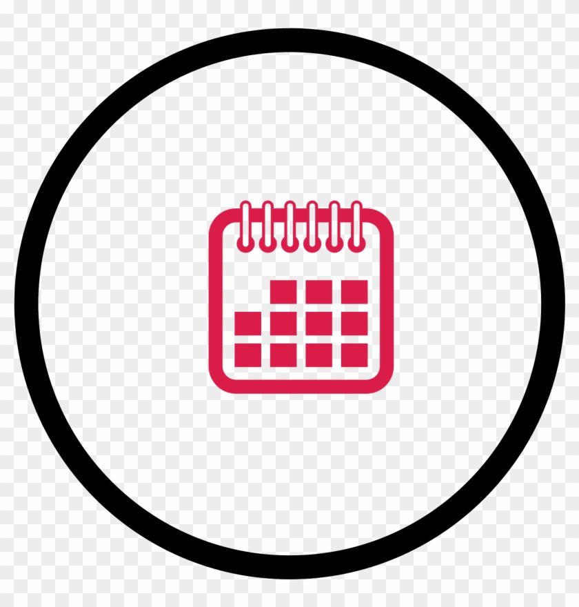 Calendars And Diaries - Circle Clipart (#2592152) - PikPng