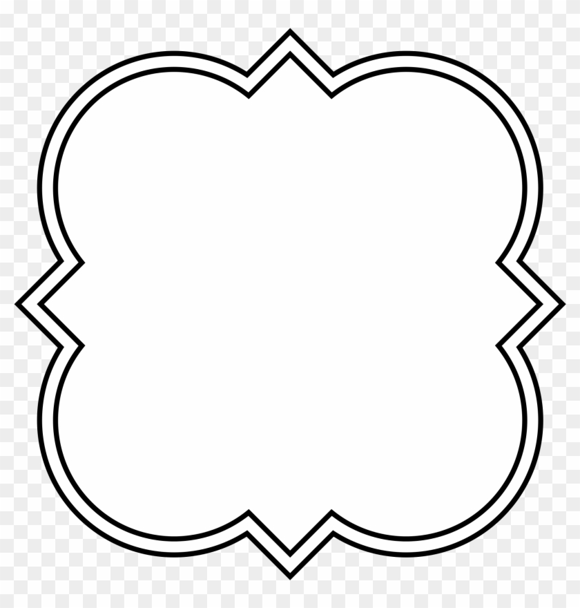 Quatrefoil Architectural Square - Toxic Gas Sign Clipart (#260512) - PikPng