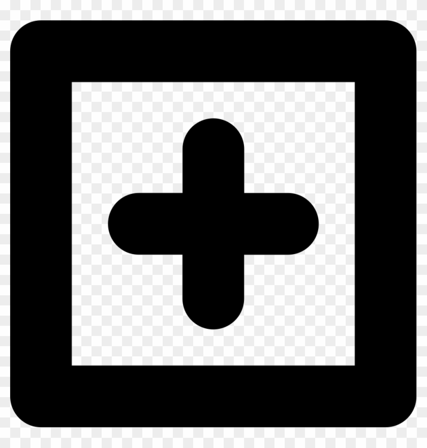 Plus Sign In A Square Outline Comments - 5.56 Bullet Patch 5.11 Clipart ...