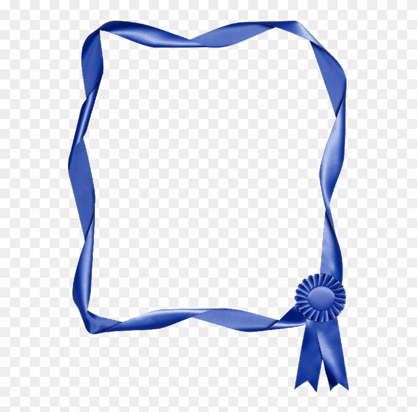Blue Ribbon Border Clip Art - Png Download (#2604679) - PikPng