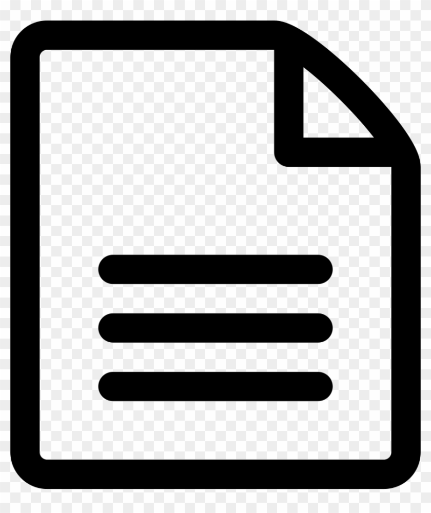 File Text Document List Paper Page Icon - Text File Png Clipart ...