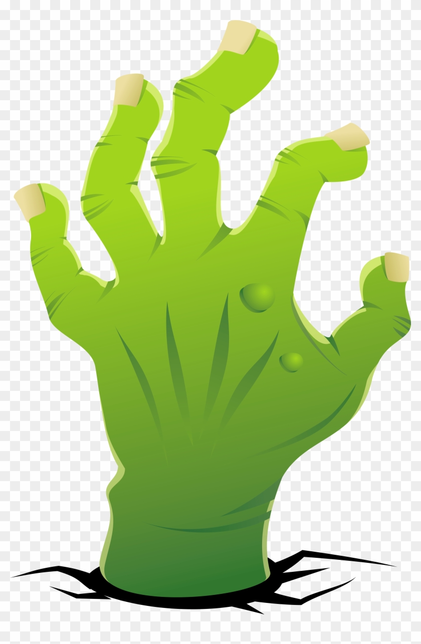 Zombie Hand Png Clipart Image - Hand Transparent Png (#2635302) - PikPng