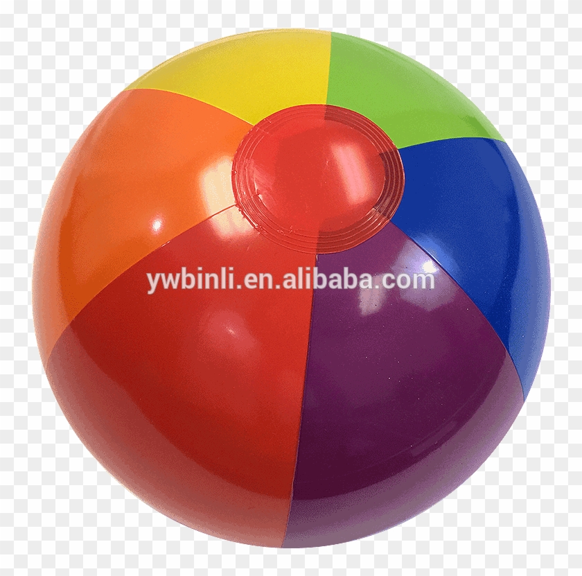 16" Rainbow Beach Ball Inflatable Neon Pool Toys Inflatable ...