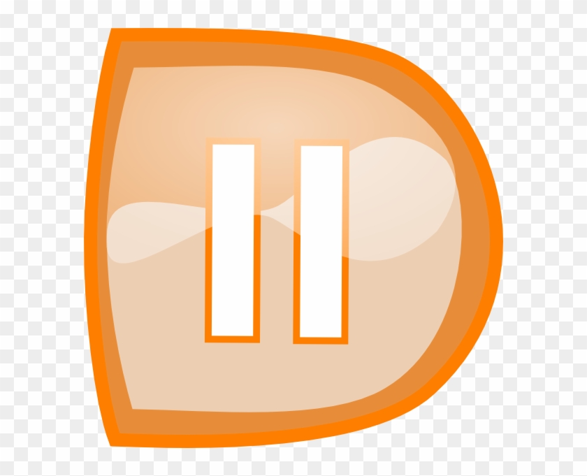 Download How To Set Use Orange Pause Button Svg Vector Clipart Png ...