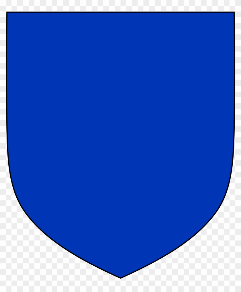 File Azure Heraldic - Yellow Heraldic Shield Clipart (#2661258) - PikPng