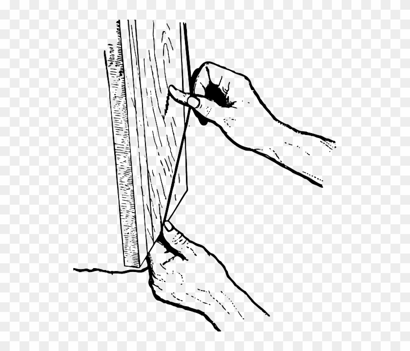 Hand Tool, Hands, Wood, Automatic, Using, The, Johnny, - Clip Art - Png ...