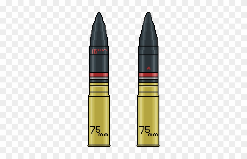 75mm Shells - Bullet Clipart (#2676814) - PikPng