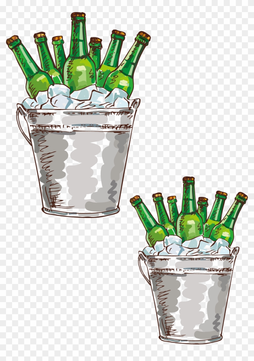 Bottle Illustration Spring - Beer Clipart (#2739427) - PikPng