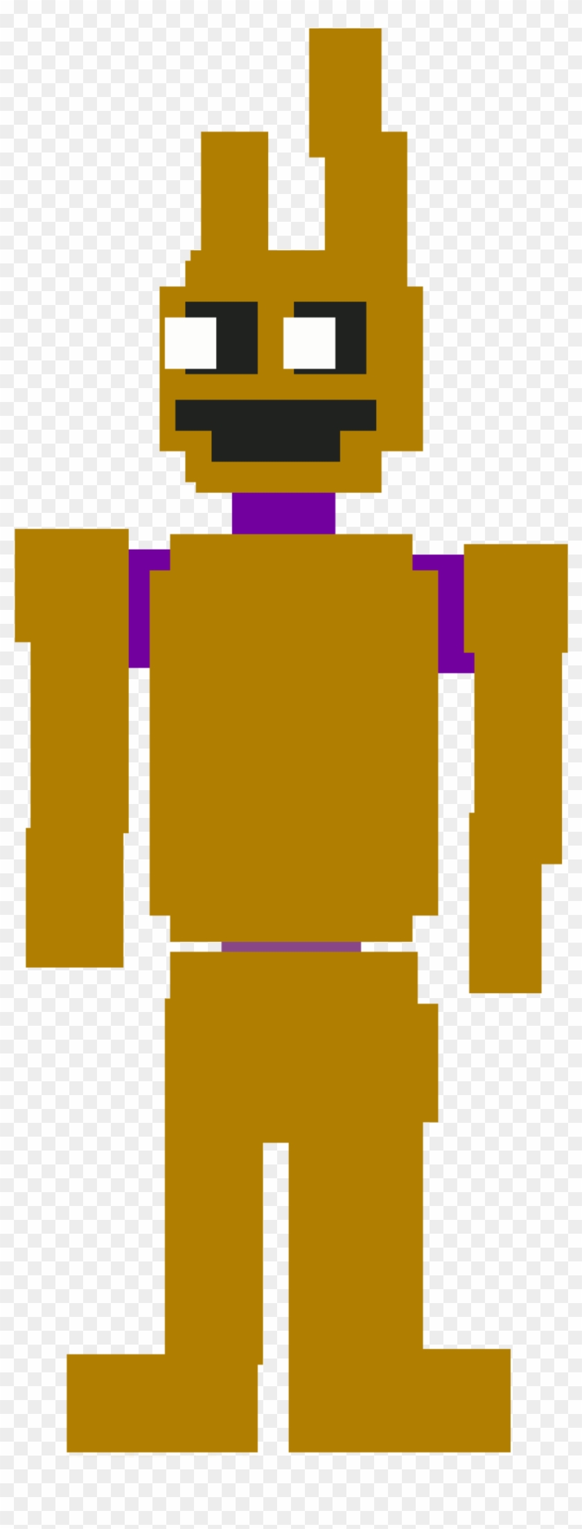 Cupcake - - Fnaf 8 Bit Springtrap Clipart (#2755496) - PikPng