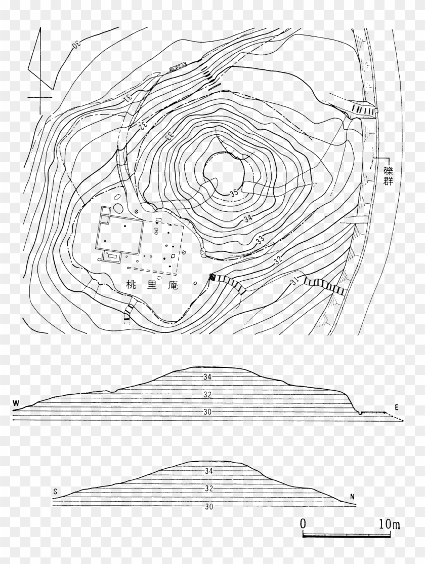 Tsunashima Tumulus Survey Plan - Technical Drawing Clipart (#2765936 ...
