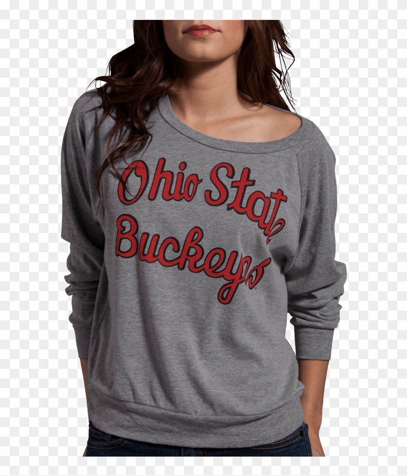 Osu Script Raglan Homage 35 Ohio State - Girl Clipart (#2771677) - PikPng