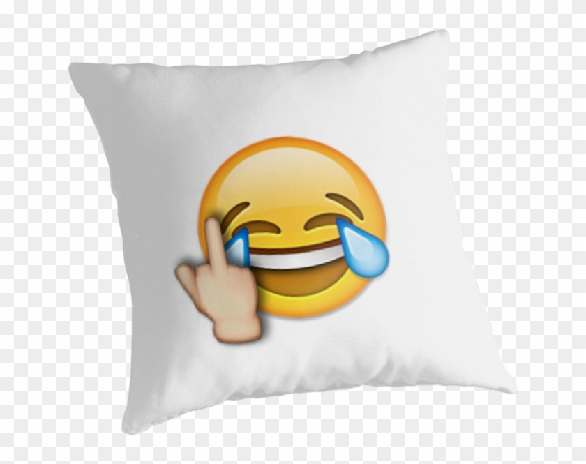 Download Middle Finger Laughing Emoji - Laughing Face With Middle ...
