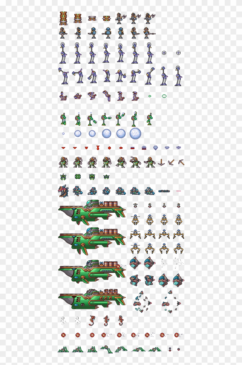 Free Megaman Sprite Grid Mega Man Enemies Sprite Sheet Axl Megaman