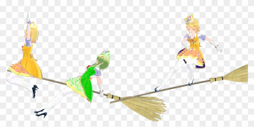 Witch Broom Png - Witch Broom Pose Clipart (#286229) - PikPng